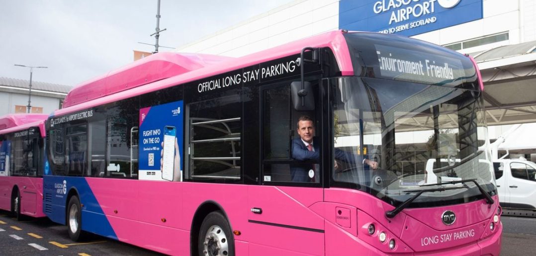 Glasgow first UK airport to introduce electric bus fleet | CiTTi Magazine