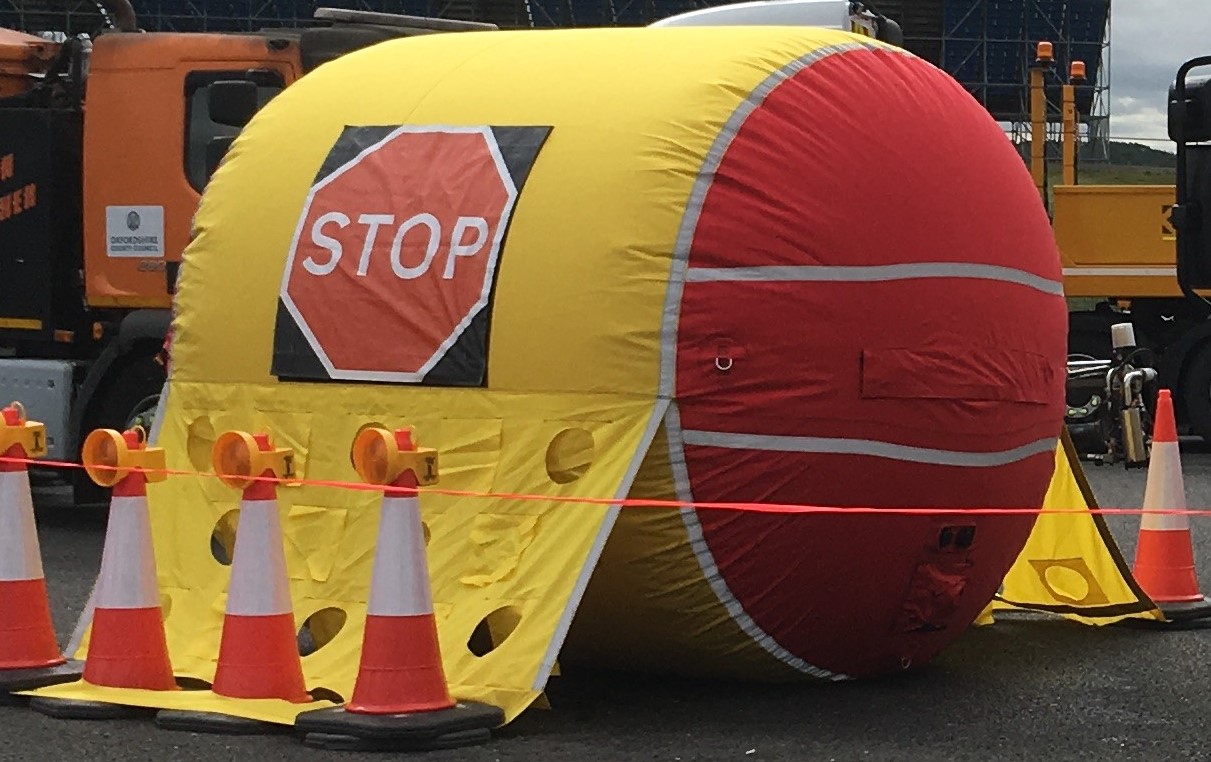 Highways England to protect workers with inflatable barrier | CiTTi ...