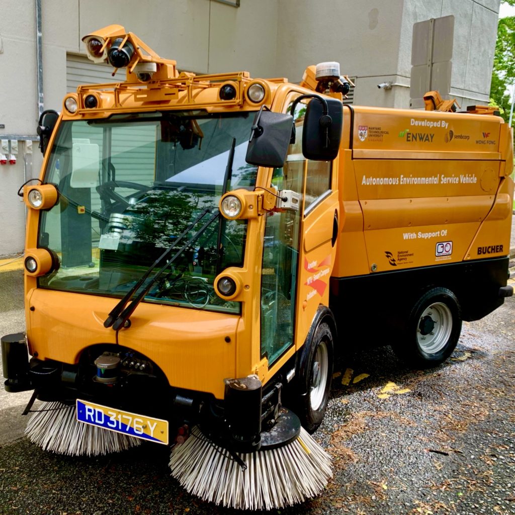 Driverless road sweeper trialled in Singapore | CiTTi Magazine