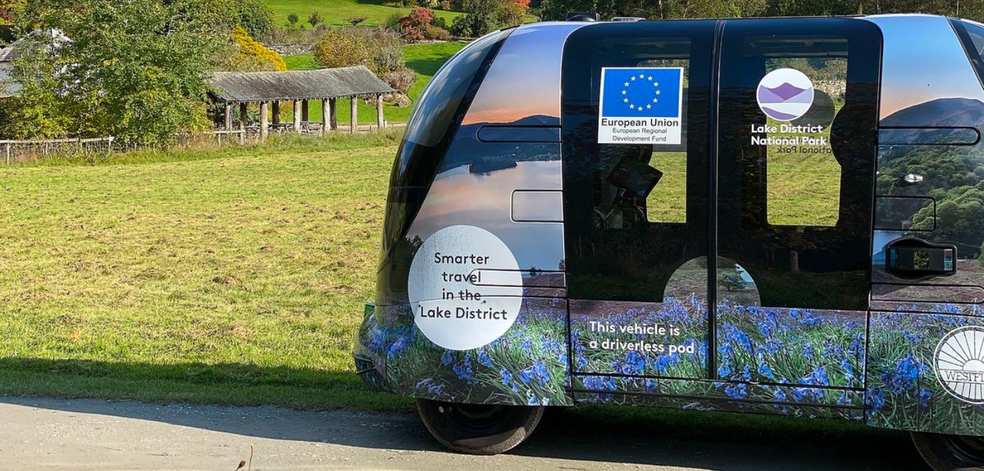 Driverless electric pods trialled at Lake District National Park ...