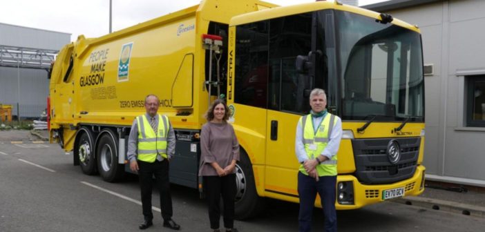 Electric refuse collection truck delivered to Glasgow City Council ...
