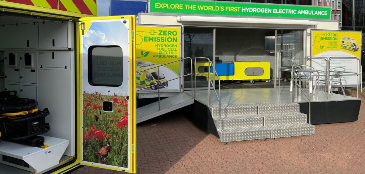 VCS showcases hydrogen ambulance at COP26 | CiTTi Magazine