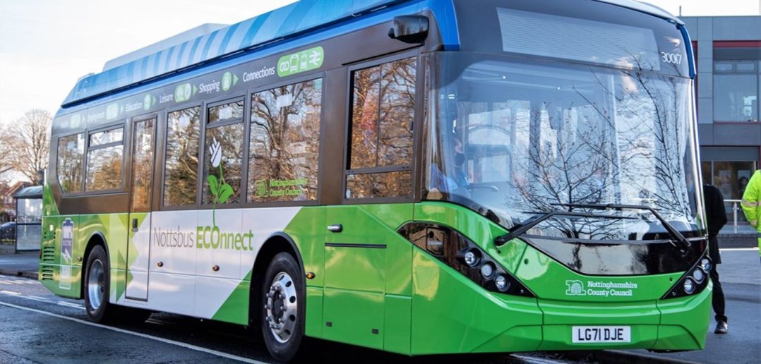 Nottinghamshire County Council unveils electric buses | CiTTi Magazine