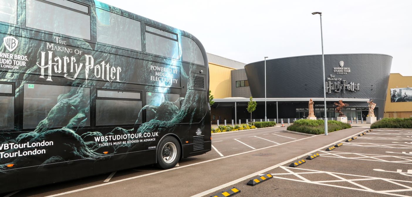 Warner Bros. Studio Tour London launches free electric shuttle bus ...