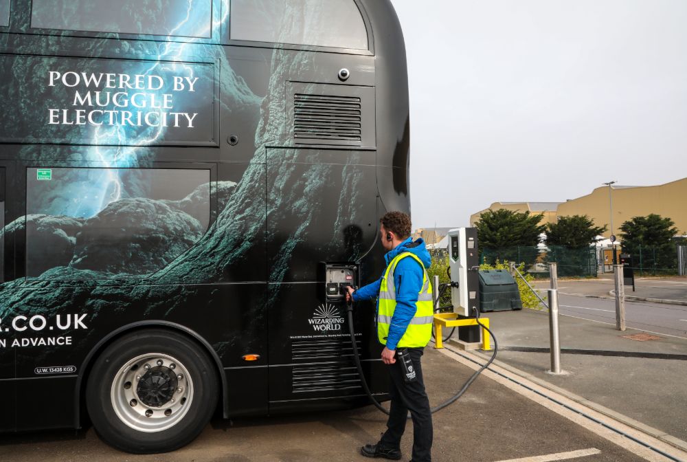 Warner Bros. Studio Tour London launches free electric shuttle bus ...