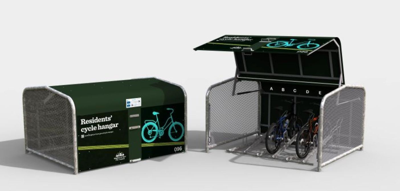 Brighton and Hove reports 100% cycle hangar uptake | CiTTi Magazine