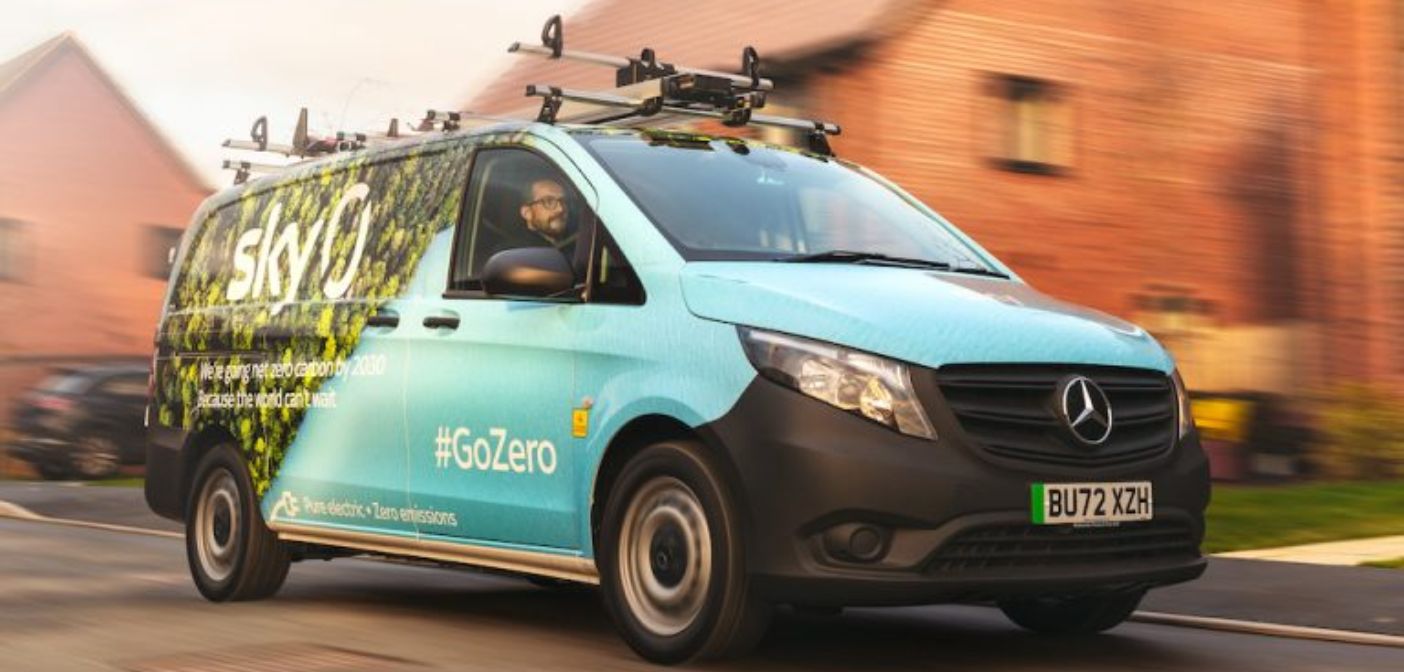 Sky electrifies engineer fleet with 11 new e-vans from Mercedes-Benz ...