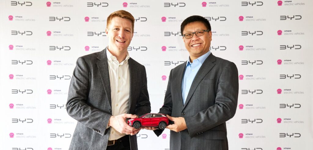 Octopus signs MoU with BYD to purchase 3,000 EVs for UK customers ...