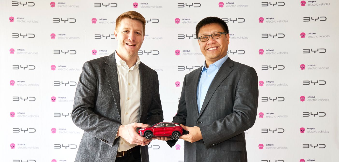 Octopus signs MoU with BYD to purchase 3,000 EVs for UK customers ...