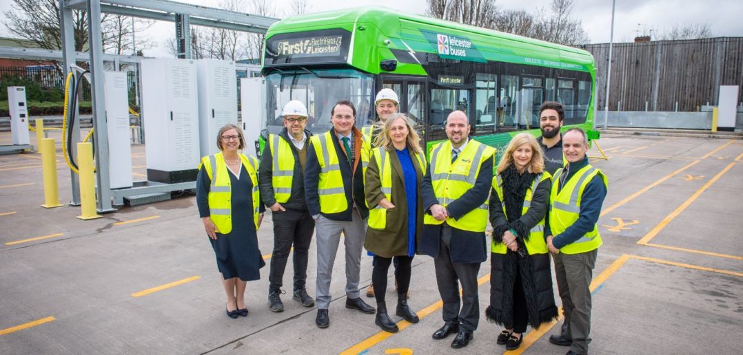 First Bus opens electrified 'depot of the future' in Leicester | CiTTi ...