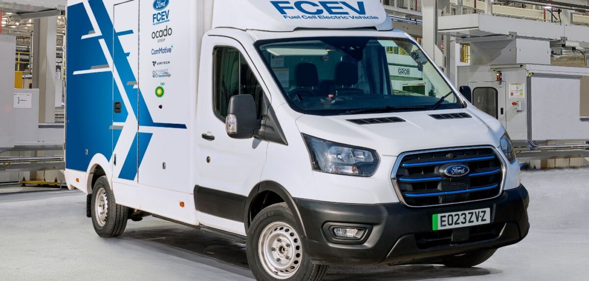 Ford launches UK trial of hydrogen-powered e-transit vans | CiTTi Magazine