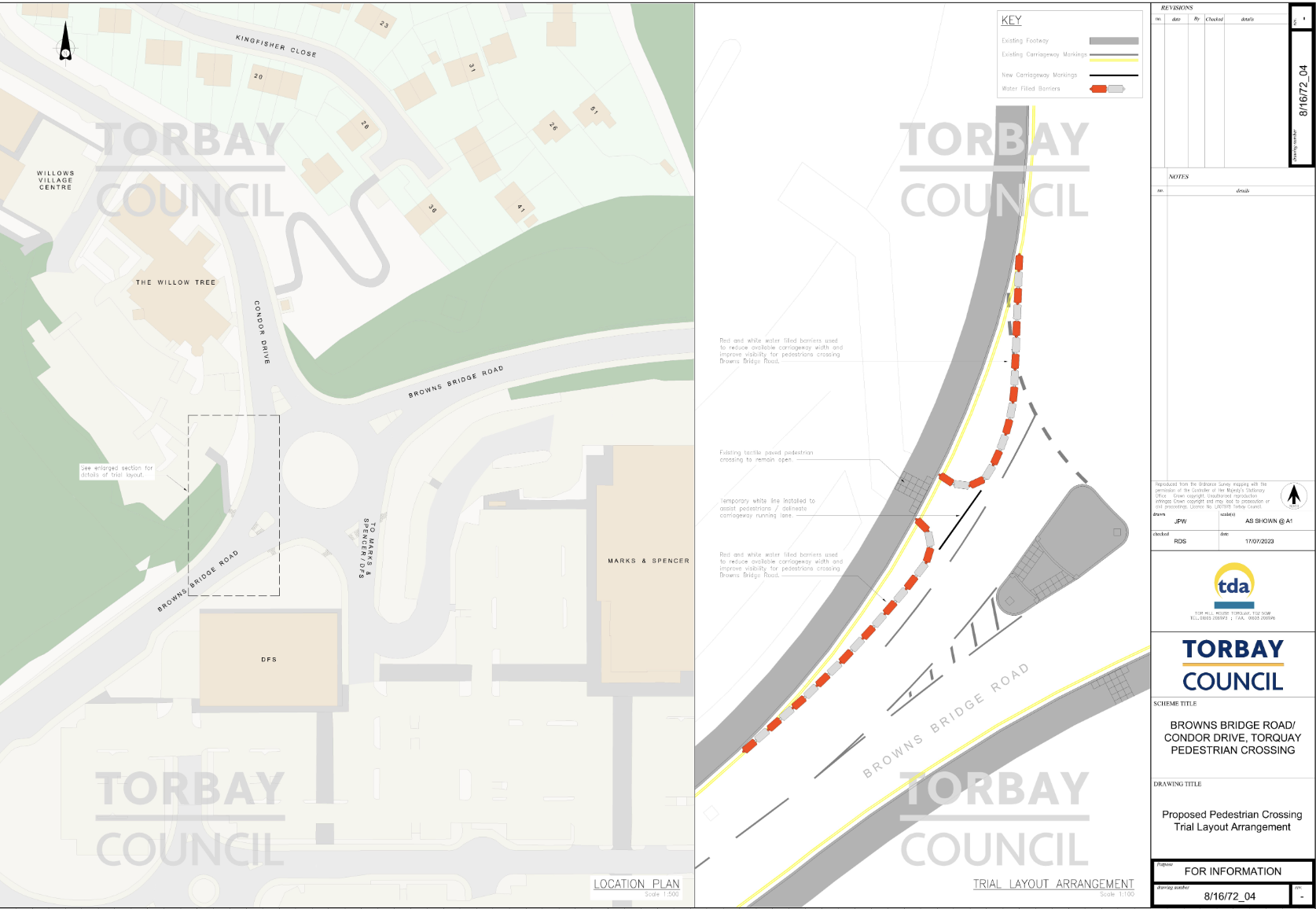 Torbay Council trials new road layout to make crossings safer | CiTTi ...