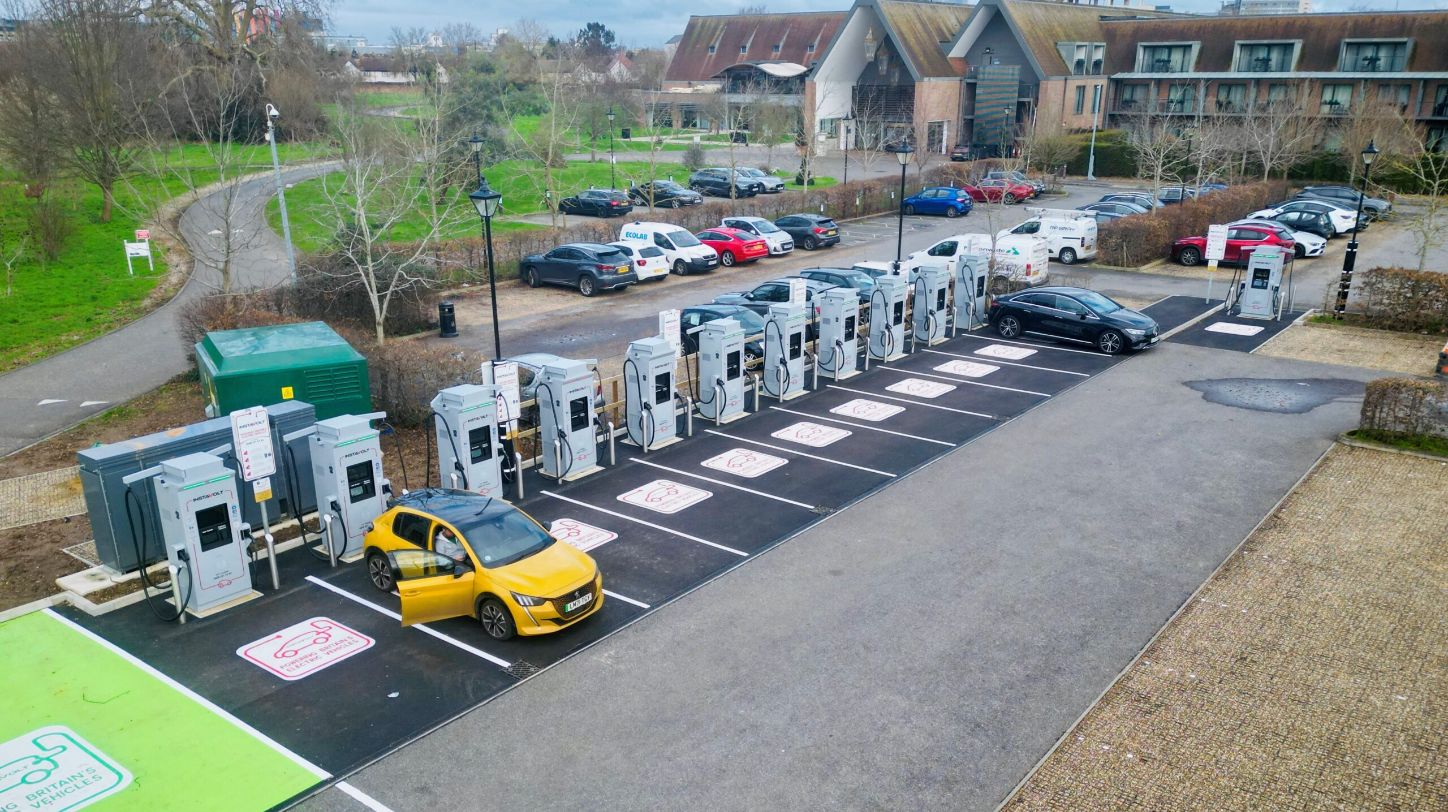 InstaVolt opens EV rapid charging superhub at London's Syon Park ...