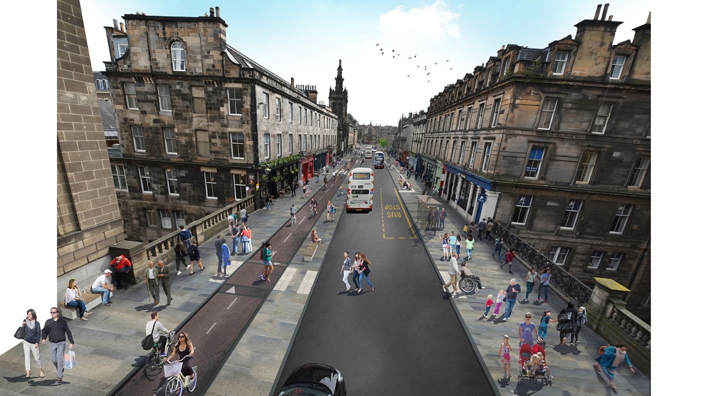 Edinburgh's 'Meadows to George Street' project reaches major milestone ...