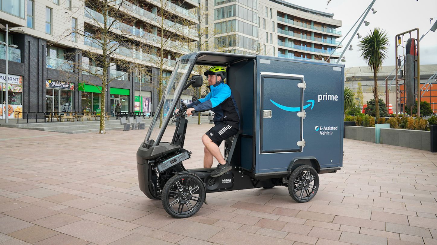 E-cargo bikes to deliver parcels in Belfast as Amazon opens new ...