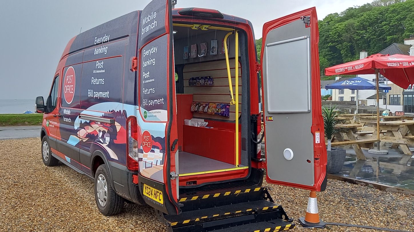 UK's first all-electric 'mobile post office' trialled in Wales | CiTTi ...
