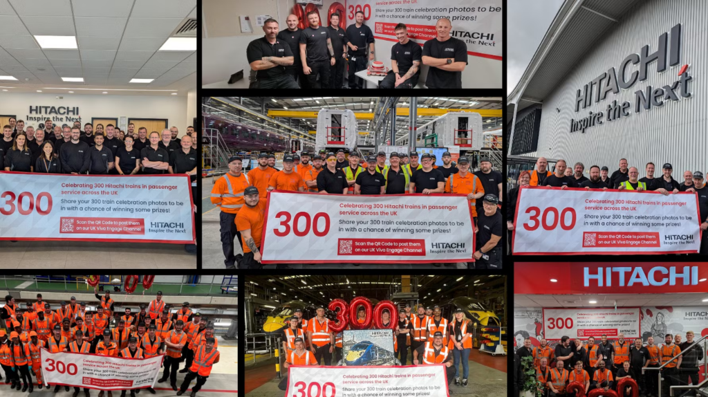 Hitachi celebrates 300th train delivered for UK passengers | CiTTi Magazine