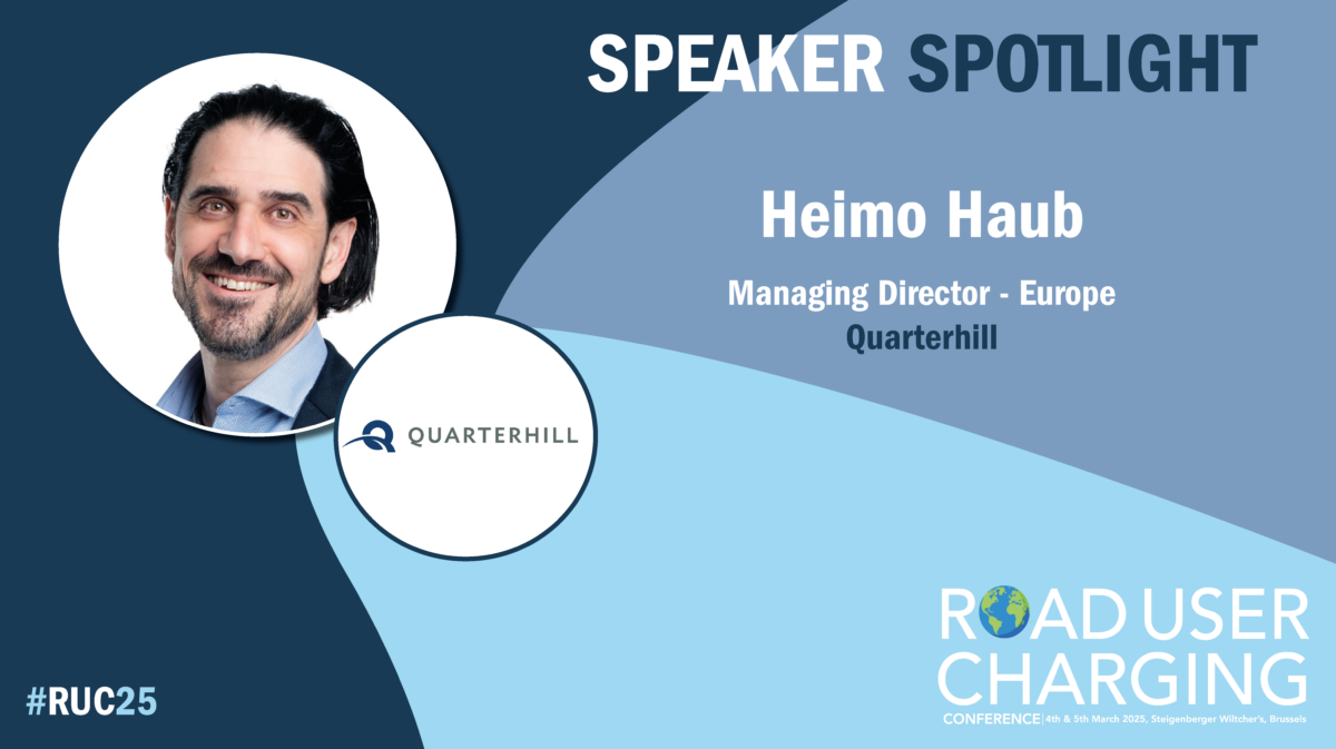 Road User Charging Conference 2025: Meet the speaker – Heimo Haub ...