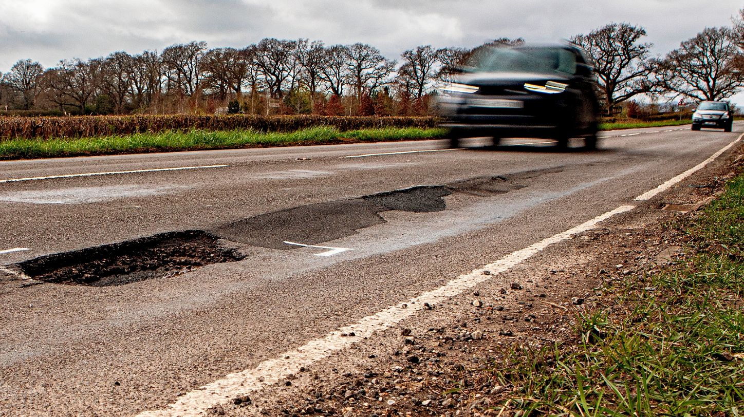 UK government announces £1.6bn to fix seven million potholes across ...