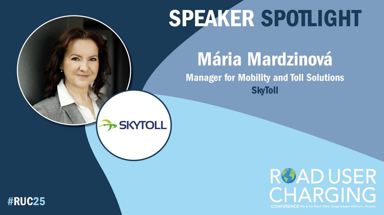 Road User Charging Conference 2025: Meet the speaker – Mária Mardzinová ...