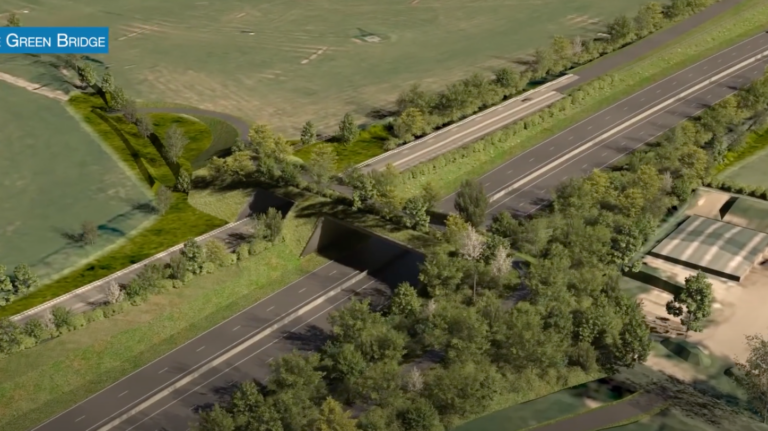 Costain nears completion of 'green bridge' as part of A30 dualling ...
