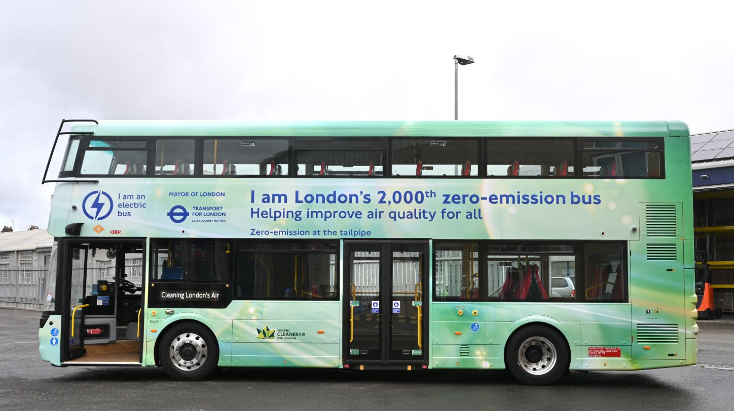 TfL hits 2,000th zero-emission bus milestone | CiTTi Magazine